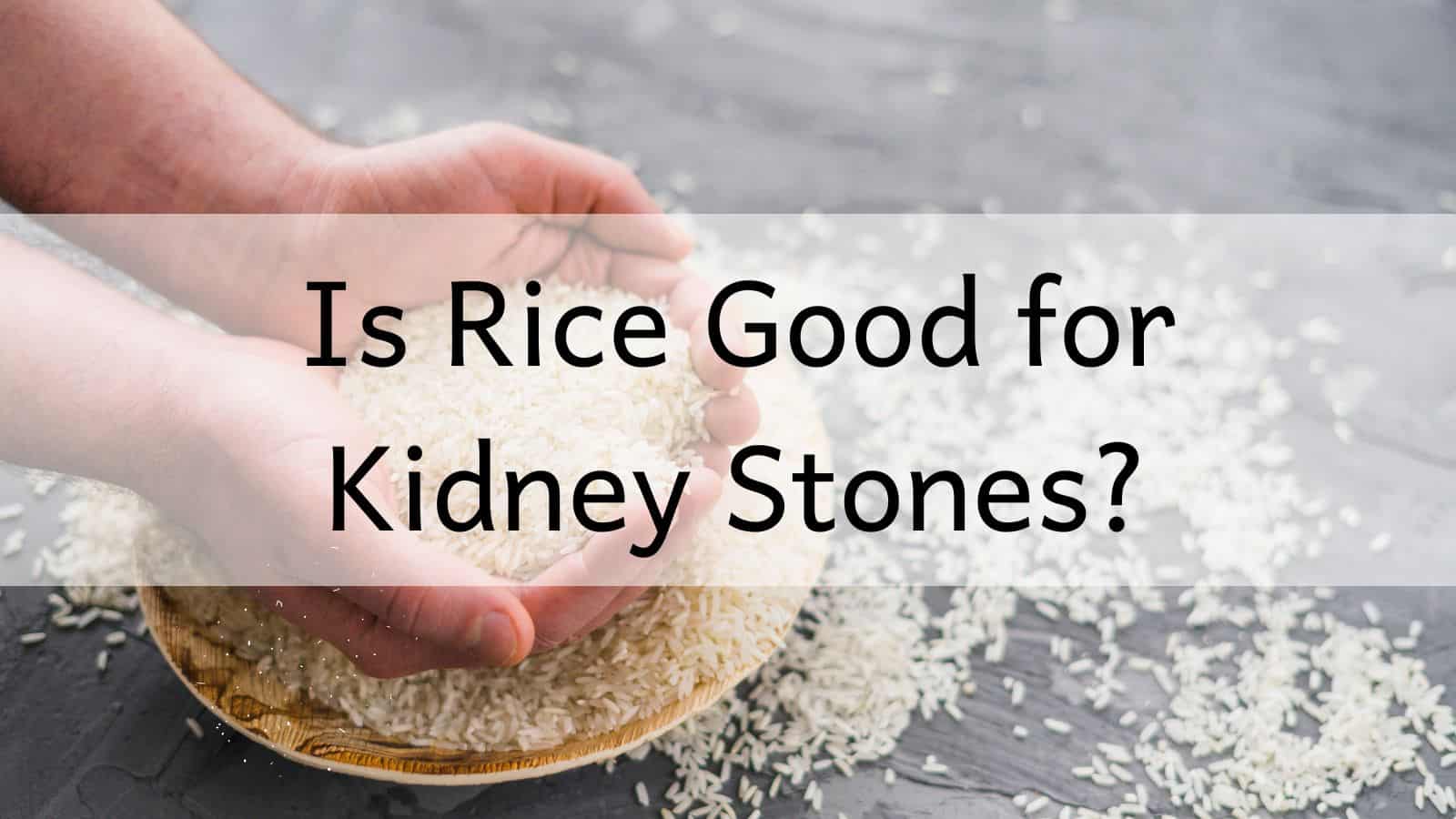 Is Rice Good for Kidney Stones? - The Kidney Dietitian